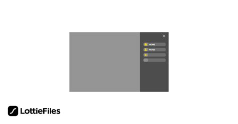 Free Animated Side Menu Animation By George Cusworth Lottiefiles
