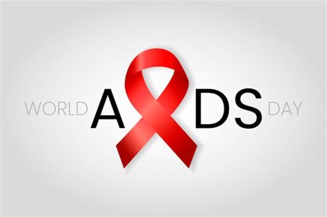 Fita Vermelha Para O Dia Mundial Da Aids 1º De Dezembro Dia Do Hiv