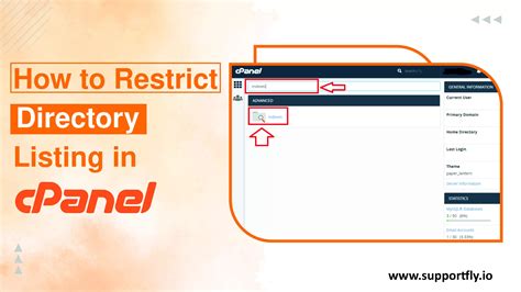 How To Restrict Directory Listing In Cpanel