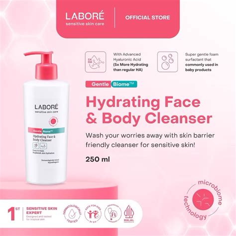 Jual Labore Gentle Biome Hydrating Face And Body Cleanser 250 Ml Shopee
