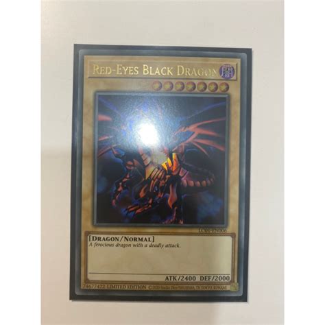 Thẻ Bài Yugioh Red Eyes Black Dragon Lc01 En006 Ultra Rare Limited