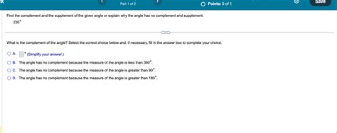 Find The Complement And The Supplement Of The Given Chegg