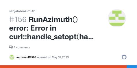 Runazimuth Error Error In Curlhandlesetopthandle List Req