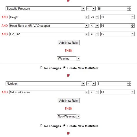 A Snapshot Of The Rule Editor Download Scientific Diagram