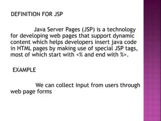 Jsp PPT