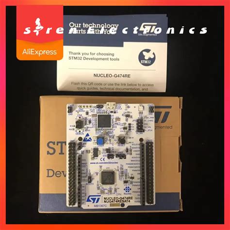 1 pcs x nucleo g474re arm board with stm32g474re mcu at4 version