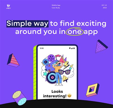 Lazy App For Events Searching On Behance