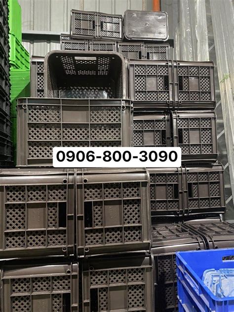 Colored Plastic Crates Commercial And Industrial Construction