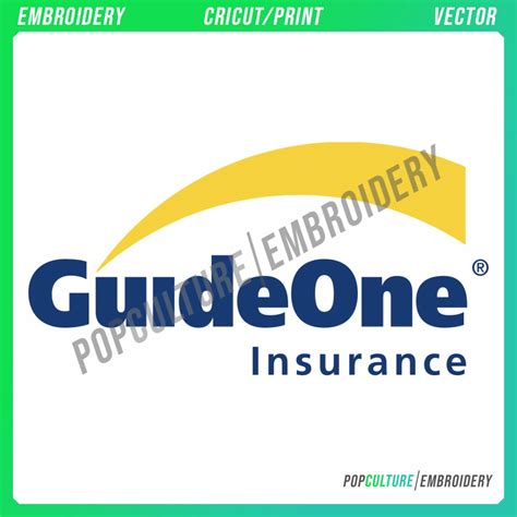Guideone Insurance Official Logo For Embroidery And Vector • Pop