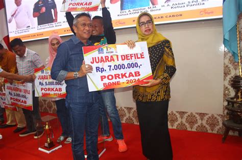 Tanete Riattang Barat Juara Umum Porkab Bone 2024 SINDOSulsel