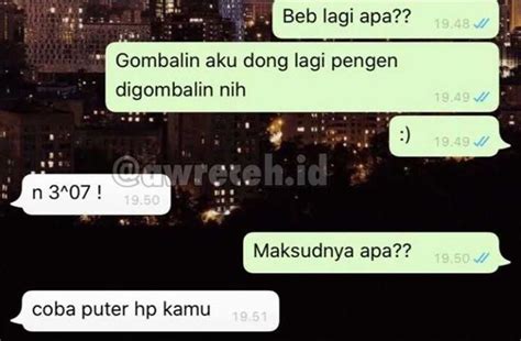 Chat Humor Gombal Ke Cewek Bikin Gagal Salting Ih
