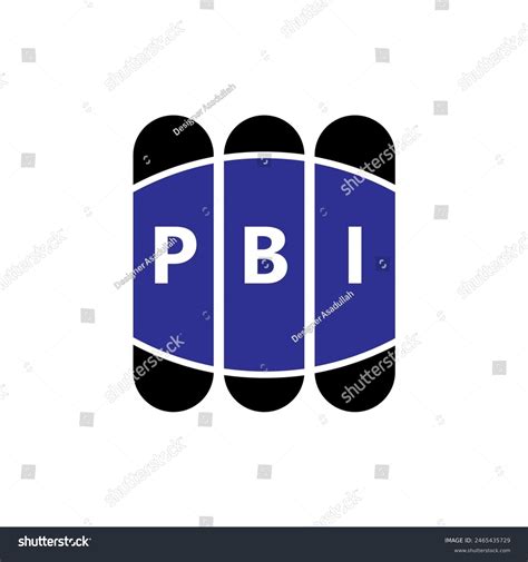 Pbi Letter Logo Design On White Stock Vector Royalty Free 2465435729 Shutterstock