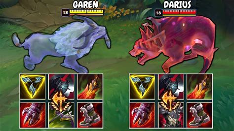 God King Garen Vs God King Darius Full Build Fights And Best Pentakills