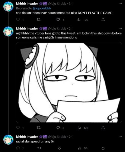 Kuri Rinji Vtuber And Fan Cringedrama🌰 On Twitter Skill Issue