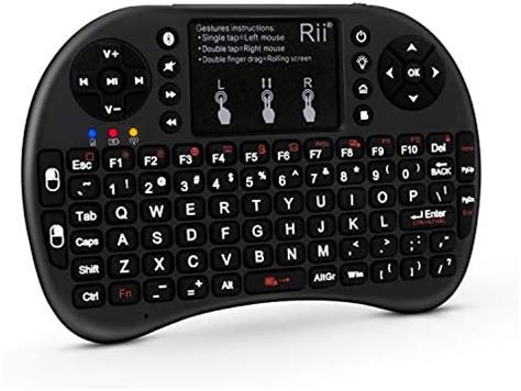 Amazon Com Mini Bluetooth Keyboard D Rechargeable Wireless Keyboard With Touchpad Backlit
