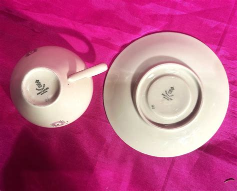 Porcelana Winterling Bavaria Komplet filiżanka plus talerzyk