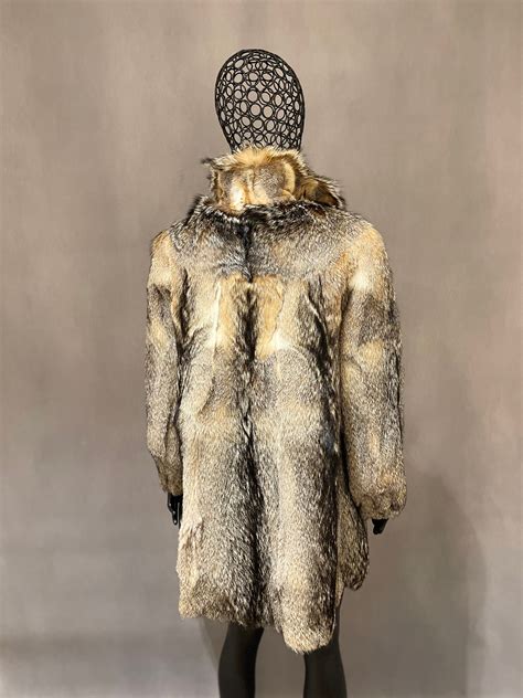 Coyote Fur Coat Real Coyote Fur Coat Coyote Jacket Vintage Coyote
