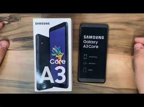 Samsung Galaxy A3 Core Unboxing YouTube
