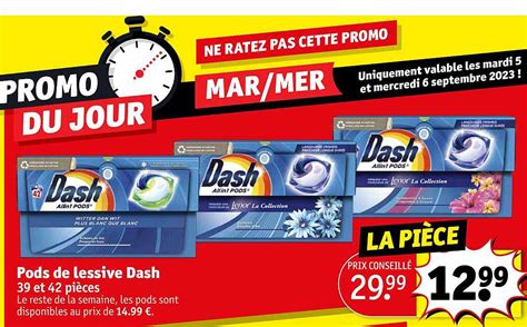 Promo Pods De Lessive Dash Chez Kruidvat Icatalogue Fr