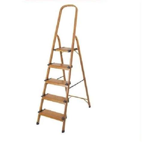 Jual Ace Fixsteps Tangga Lipat Aluminium 5 Wide Steps Motif Kayu Di