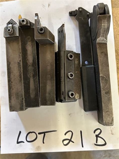 5 Lathe Tools 45 Degree Threading Grooving Parting And Knurling
