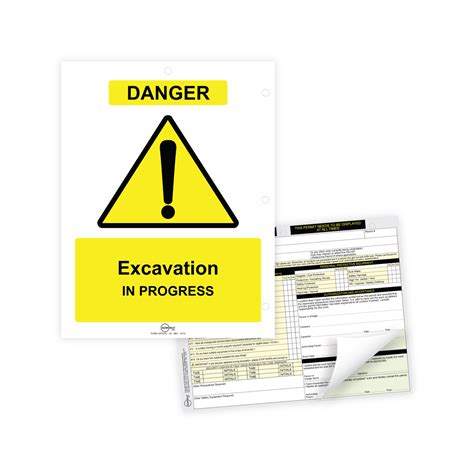 Excavation Dig Permit Pack Of 5 —