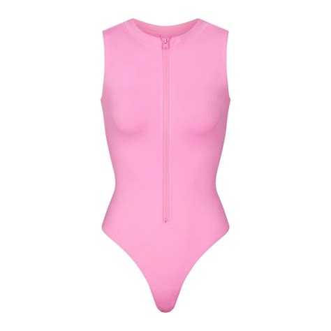 SKIMS Swim Nwt Limited Edition Skims Swim Zip Front Sleeveless One