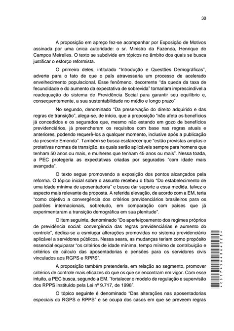 Parecer Da Reforma Da Previdência The Intercept