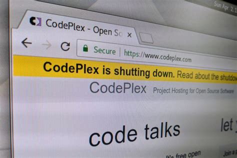 Codeplex Microsoft Macht Seine Open Source Hostingplattform Dicht It