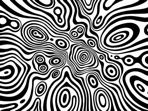 Primal Scream Trippy Stripes Pattern Details Design