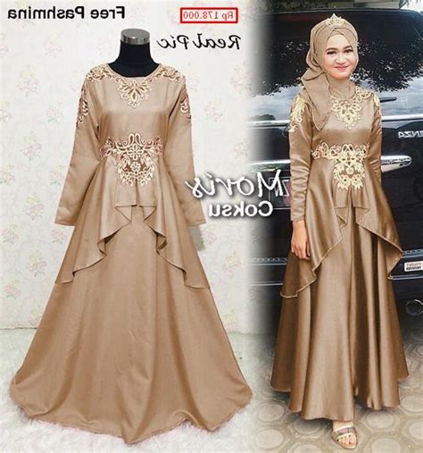 38 Ide Model Gamis Untuk Acara Pernikahan Ragam Muslim