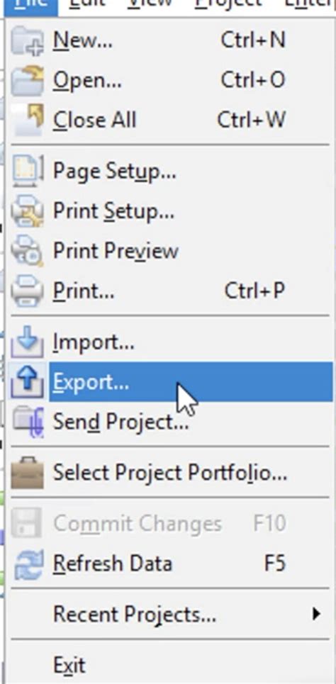 How To Export Primavera P6 Data Ten Six Consulting