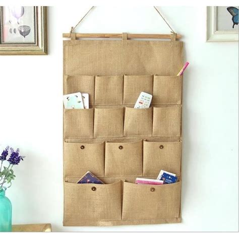 12 Poche Sac De Rangement Suspendu Panier Pochette De Rangement Sac