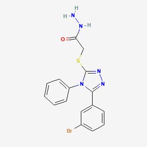 2 5 3 Bromophenyl 4 Phenyl 4H 1 2 4 Triazol 3 Yl Thio