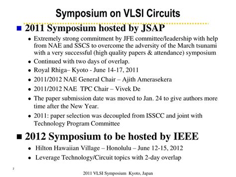 Vlsi Circuits Symposium Humanascse