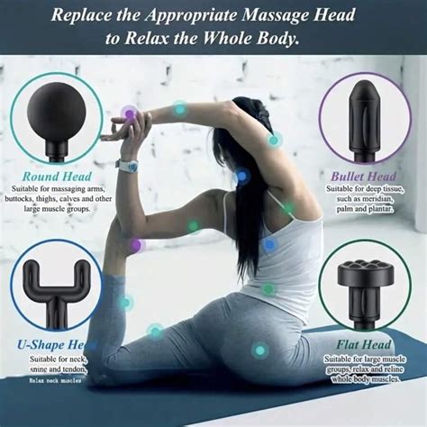 High Power Muscle Relaxation Massager Rechargeable Deep Tissue
