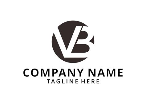 Premium Vector Illustration Vb V And B Letter Logo Design In Black