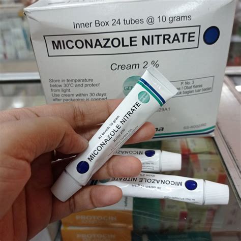 Cod Miconazole Nitrate Krim 2 Original Salep Gatal Kulit Panu