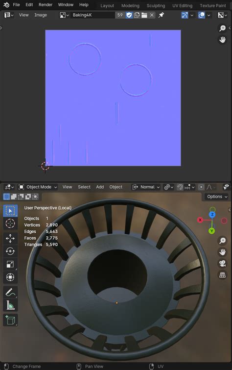 Normal Map Baking Artifacts Blender Stack Exchange