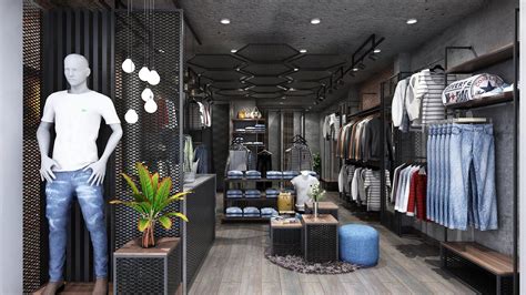 Top 50 Mẫu Trang Trí Shop Quần áo Nam đẹp độc đáo Nhất