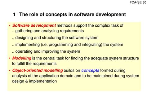 Ppt Formal Concept Analysis Used For Object Oriented Software Modelling Powerpoint