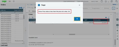 Gross Price Logic In Sales And Purchase Order Transactions Sage X3 Tips Tricks And Components