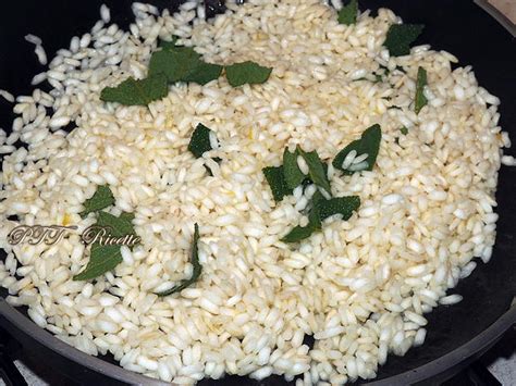 Risotto Limone Salvia E Zenzero PTT Ricette