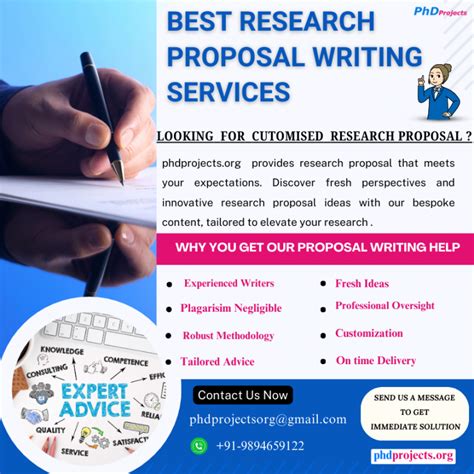 Research Proposal Writing Services Phd Projects