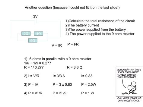 Resistors And Resistance Ppt Physics Science