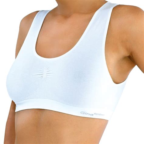 Bra With Wide Shoulder Straps Bamboo Pureline Insportline