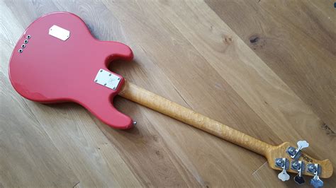Sold Musicman Stingray Classic Coral Red Classic And Cool Guitars