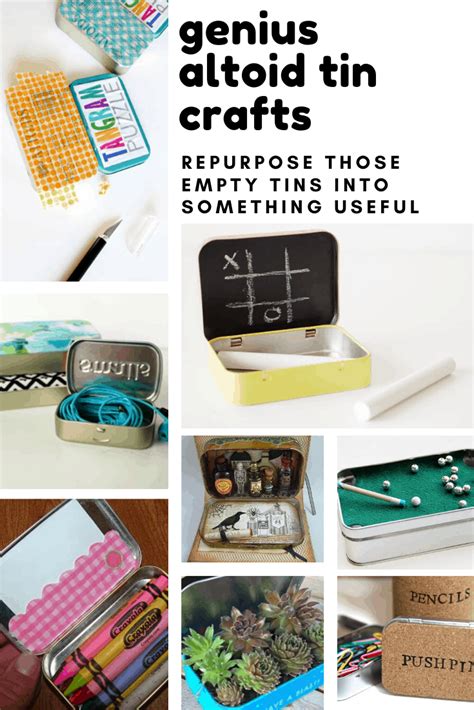 30 Wonderful Crafts You Can Make With An Altoid Tin Mint Tin Crafts