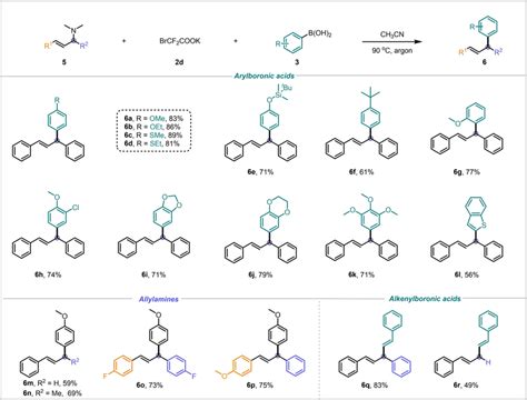 Transition‐metal‐free Coupling Of Allyl Amines And Boronic Acidsa Download Scientific Diagram