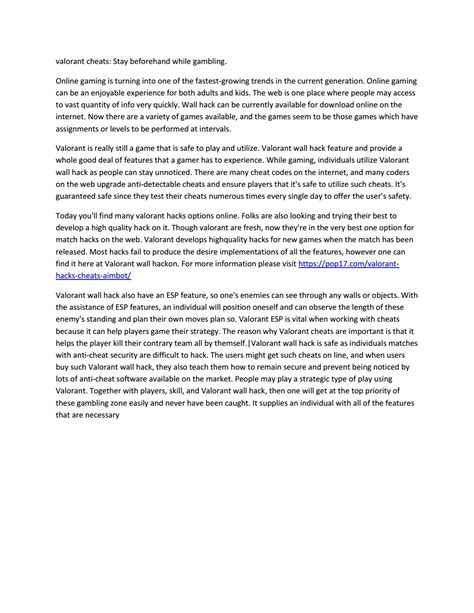 Valorant Hack By Davischen567 Issuu